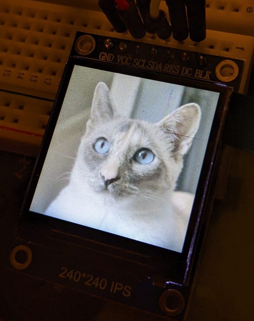 ESP32 & ST7789 TFT Display – 240x240px – 1.3 Inch – HJWWalters