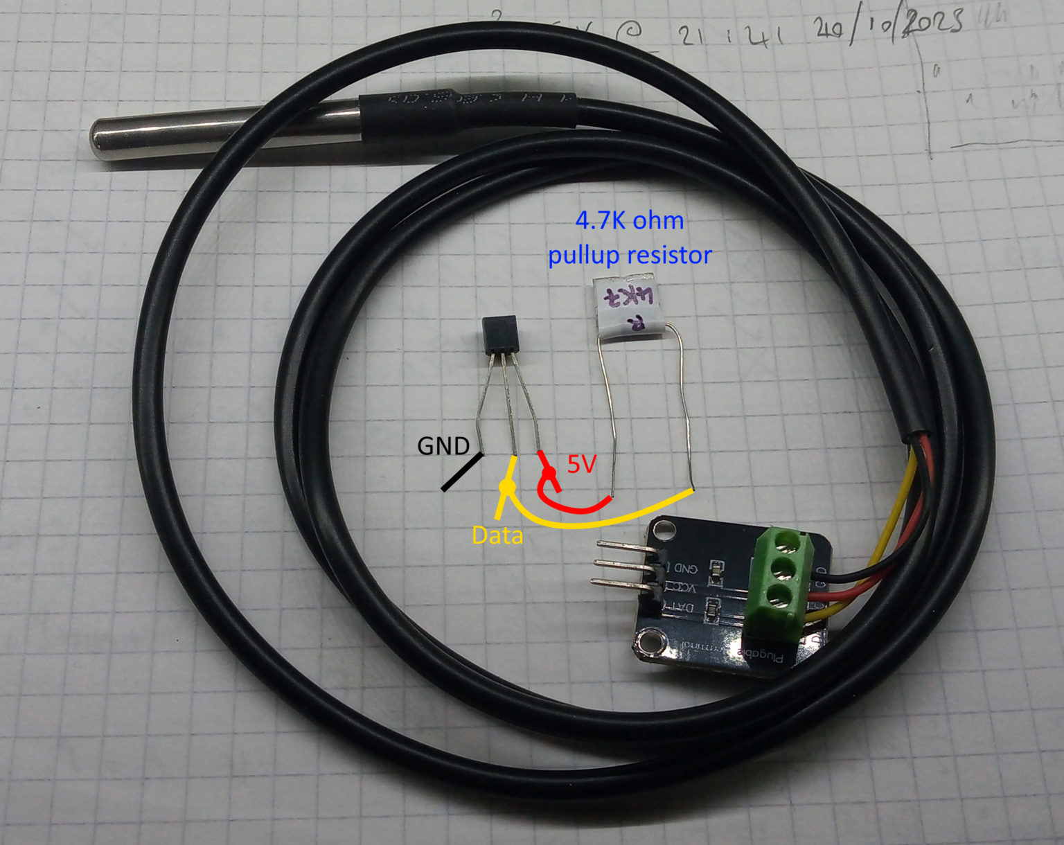 Dallas DS18b20 Temperature Sensor – HJWWalters